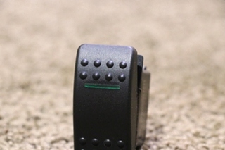 RV Components USED VDD1 GREEN LIGHT BAR BLACK ROCKER SWITCH RV PARTS ...