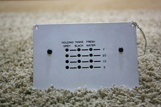 RV Components USED MOTORHOME TANK MONITOR LA1029 PANEL FOR SALE RV Tank ...
