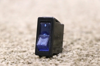 RV Components USED RV/MOTORHOME BLUE LIGHT ROCKER SWITCH FOR SALE ...