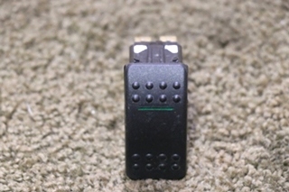 RV Components USED V8D1 GREEN LIGHT BAR BLACK ROCKER SWITCH RV PARTS ...